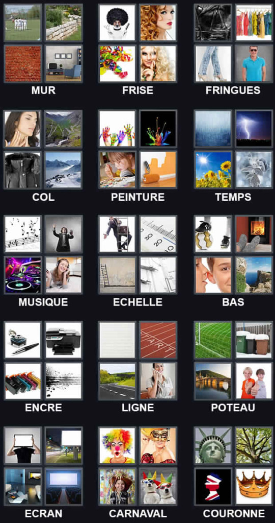 Réponses 4images 1 mot niveau 121 a 135 - Kassidi Réponses 4images 1 mot niveau 121 a 135 - Kassidi